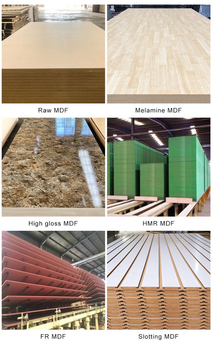 MDF Hardboard Modern wood fiberboard for interior design projects